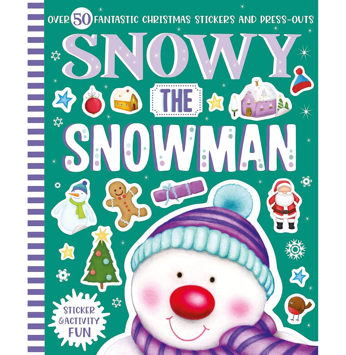 Snowy The Snowman Sticker & Activity Fun (Christmas books Reindeer ...