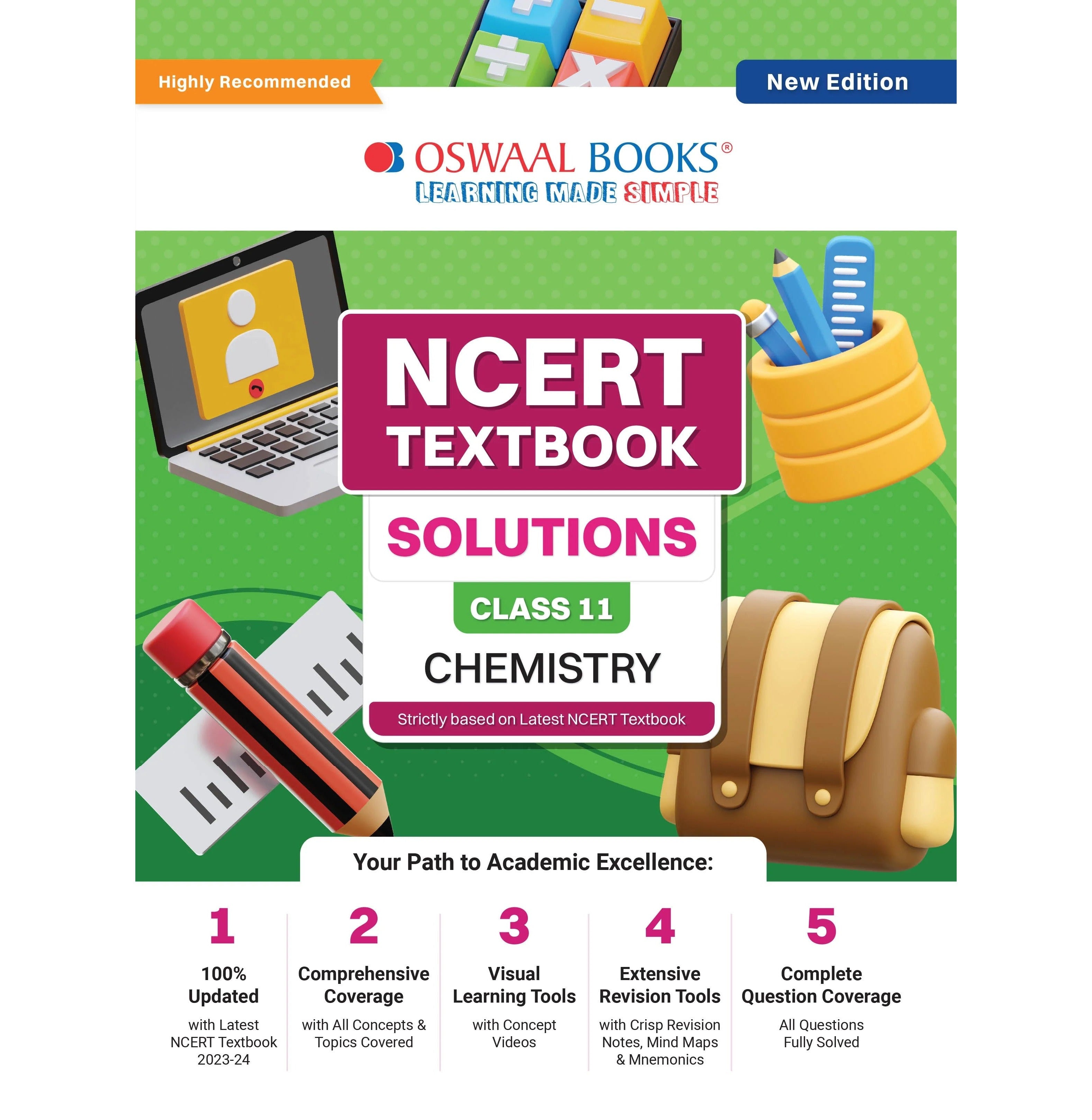 Oswaal NCERT Textbook Solution Class 11 Chemistry | For Latest Exam