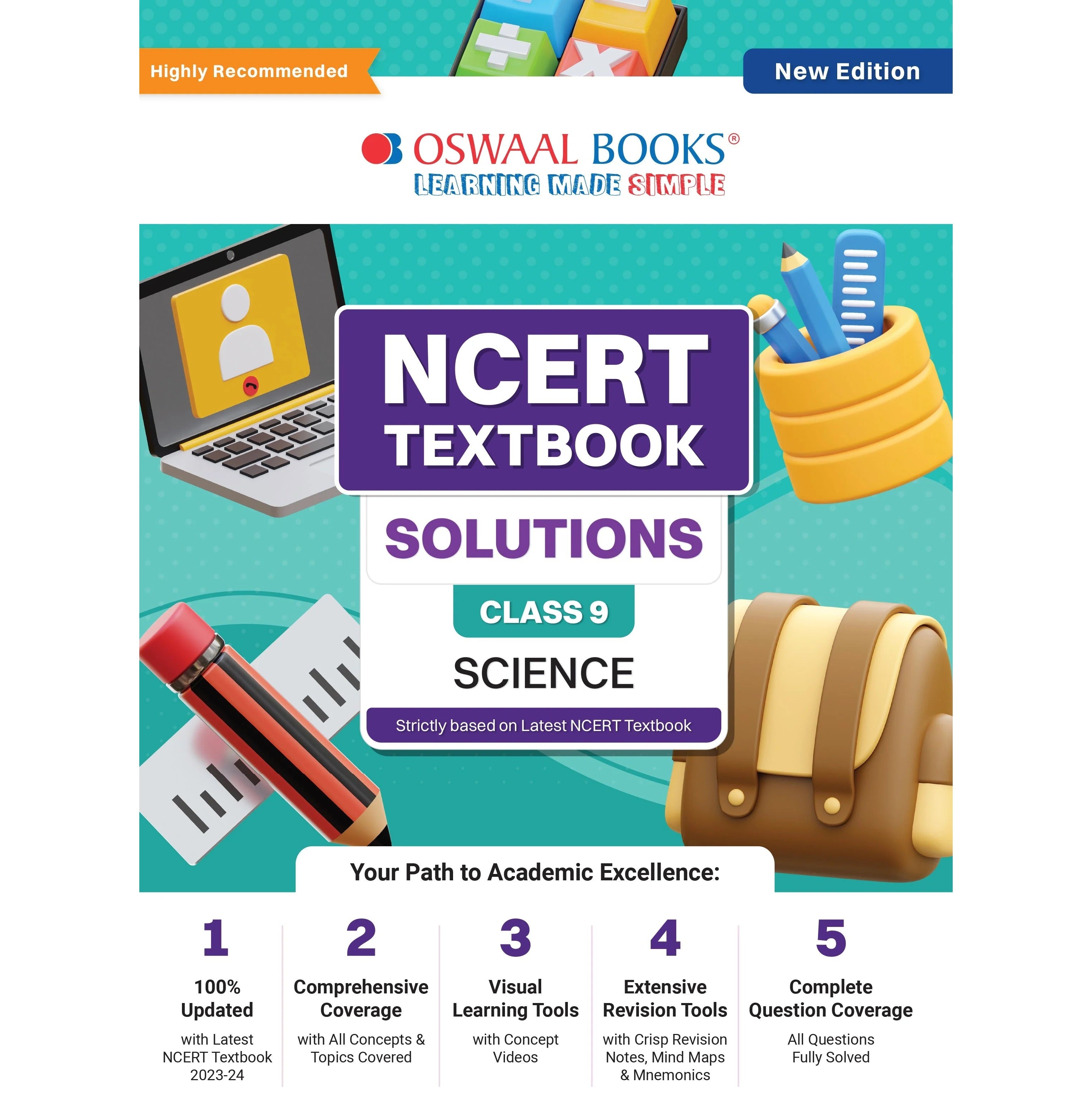 Buy Oswaal Ncert Textbook Solution Class 9 Science - For 2024 Exam