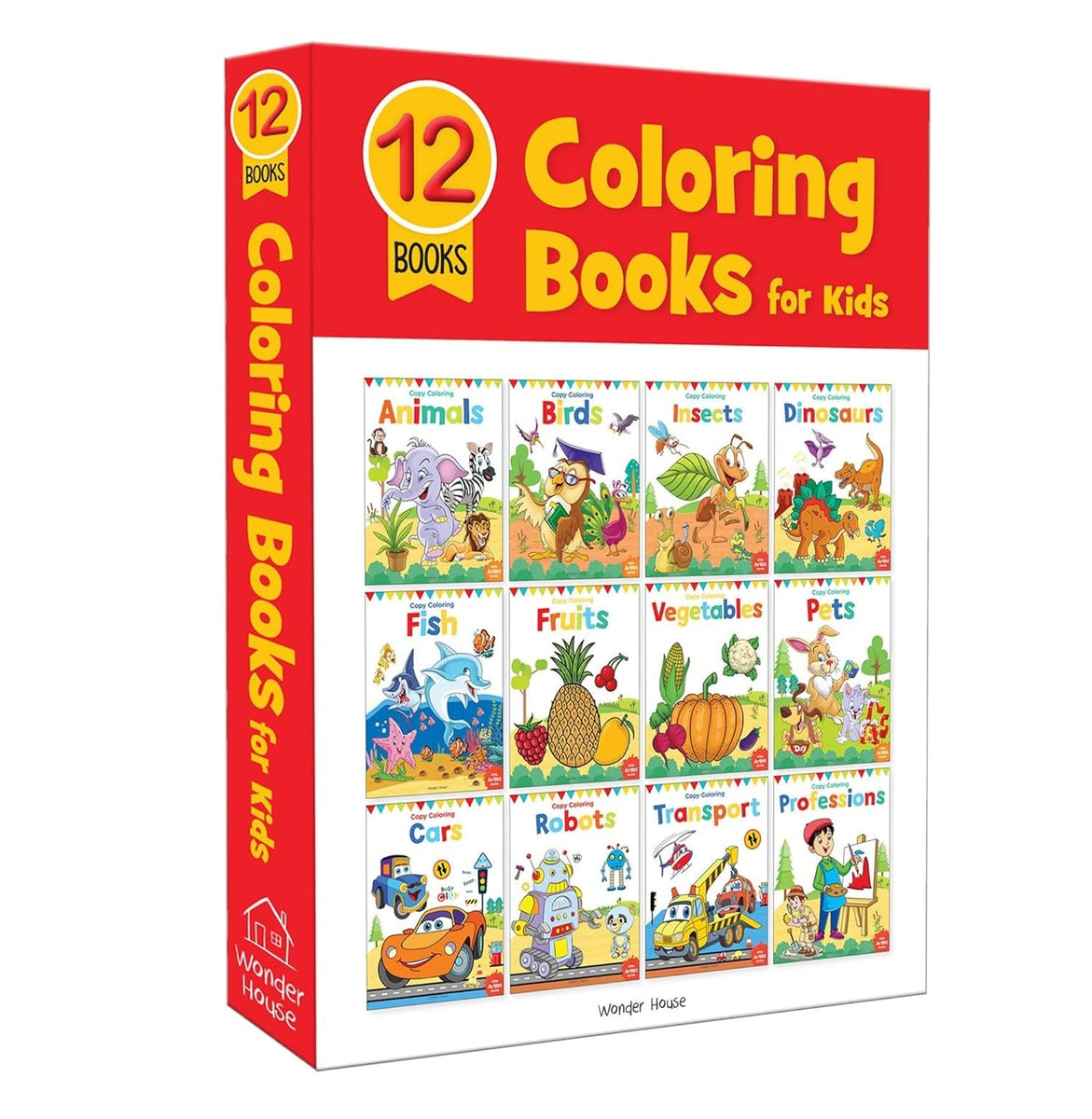 Colouring Books For Kids (Pack Of 12 Books) - Paperback | Crossword ...