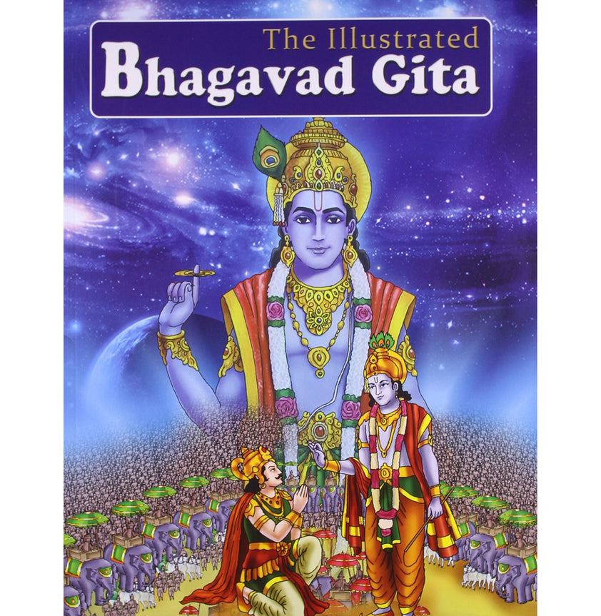 Buy The Illustrated Bhagavad Gita By Navin Kumar Jha | Paperback Book ...