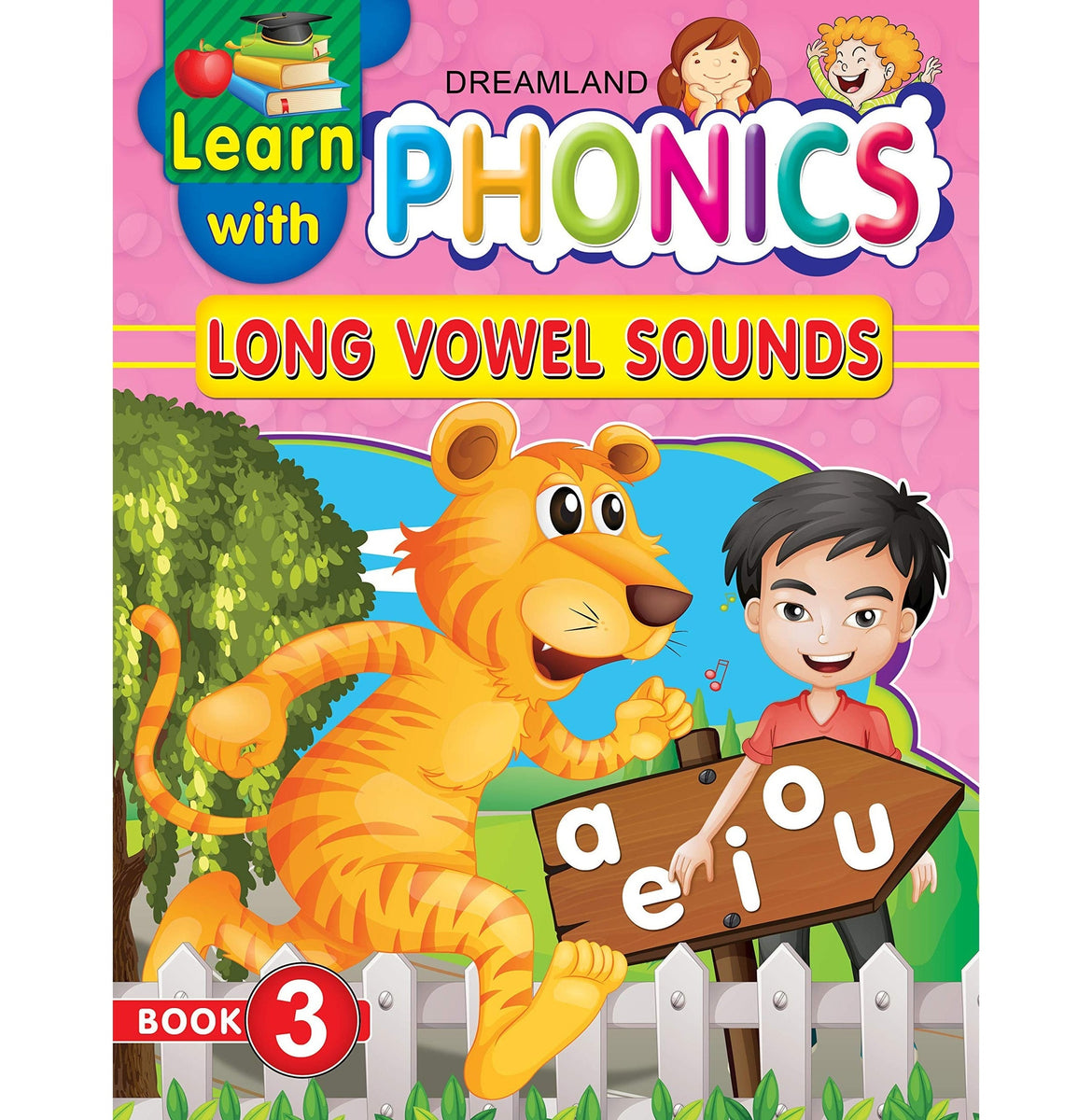 Learn with Phonics Book 3: Long Vowel Sounds for Children Age 4 :10 ...