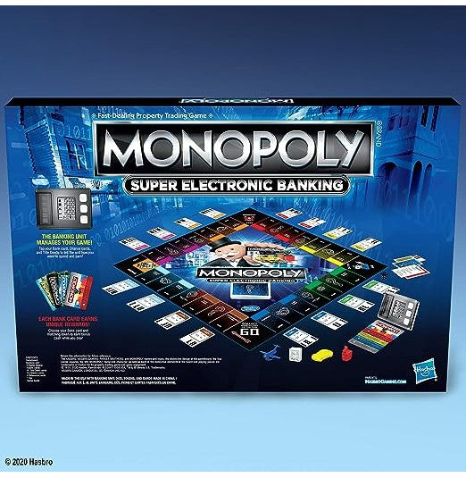 Monopoly Super Electronic Banking Board Game, Electronic Banking Unit ...