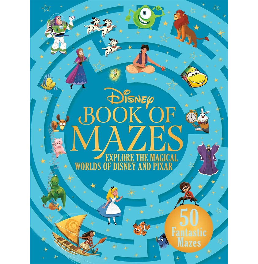 Buy The Disney Book Of Mazes By Walt Disney Company | Paperback Book ...