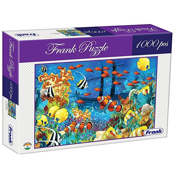 Frank 1000 Pieces Coral Reef Jigsaw Puzzle for Kids and Adults – Fun ...